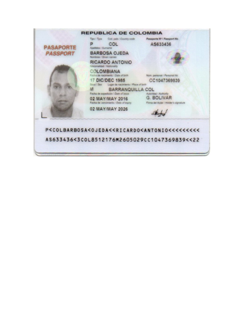 Pasaporte | PDF