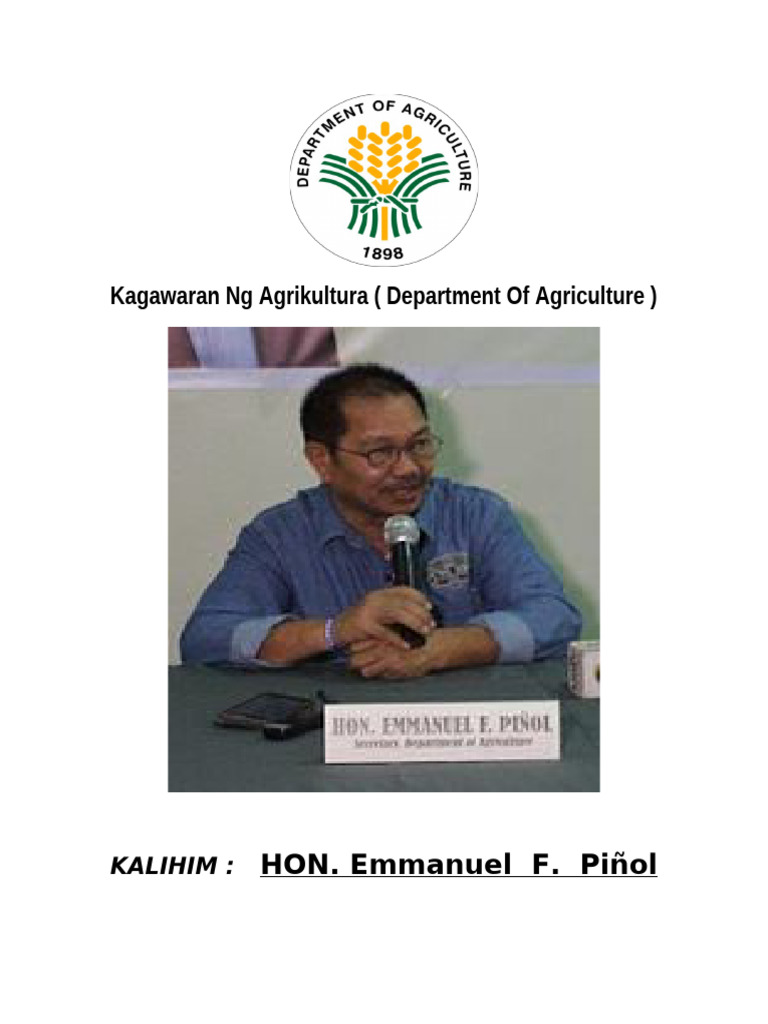 Mga Kalihim NG Iba't Ibang Ahensya NG Pamahalaan NG Pilipinas | PDF