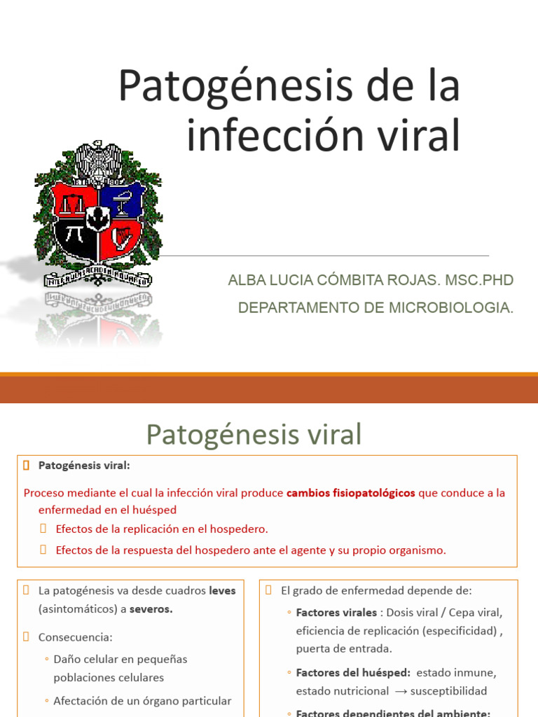 Patogénesis de La Infección Viral | PDF