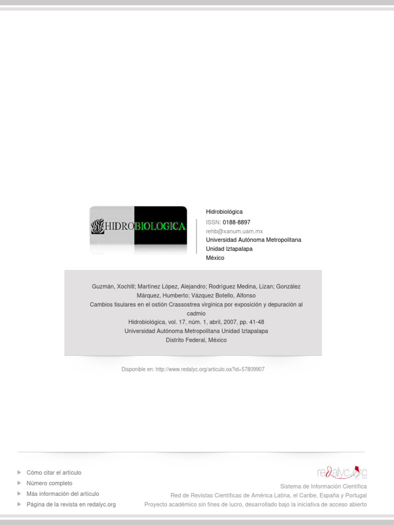 Cambios - Tisulares - en - El - Ostion - Crassostr Resaltado 3 | PDF