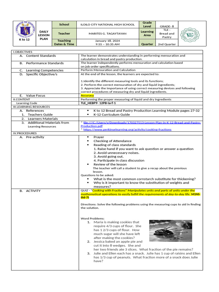 2nd Quarter COT | PDF