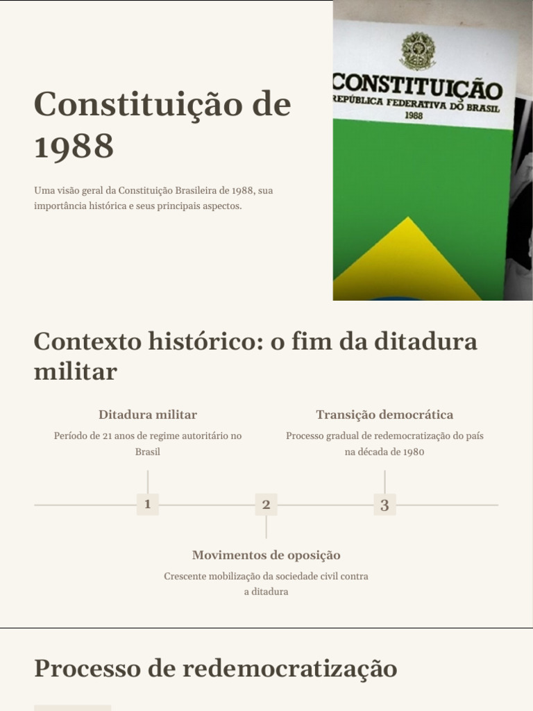Constituicao de 1988 | PDF