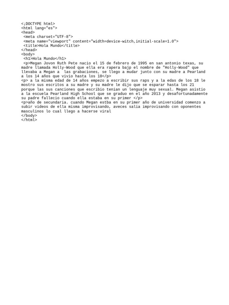 Practica 2 Megan | PDF