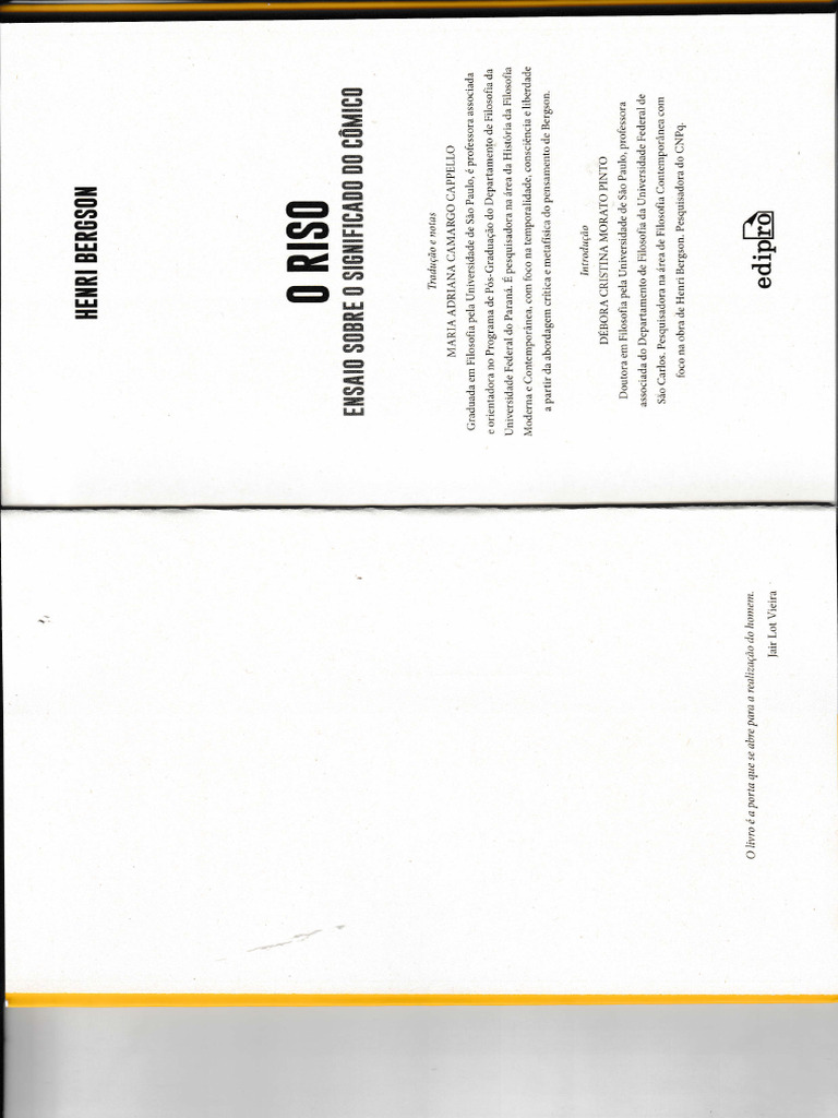 Bergson - O Riso - Cap 1 | PDF