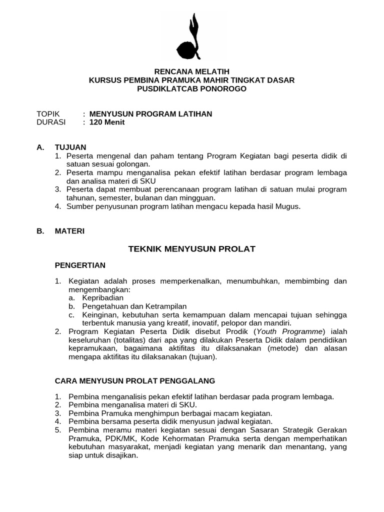 KMD RM - Teknik Menyusun Prolat G | PDF