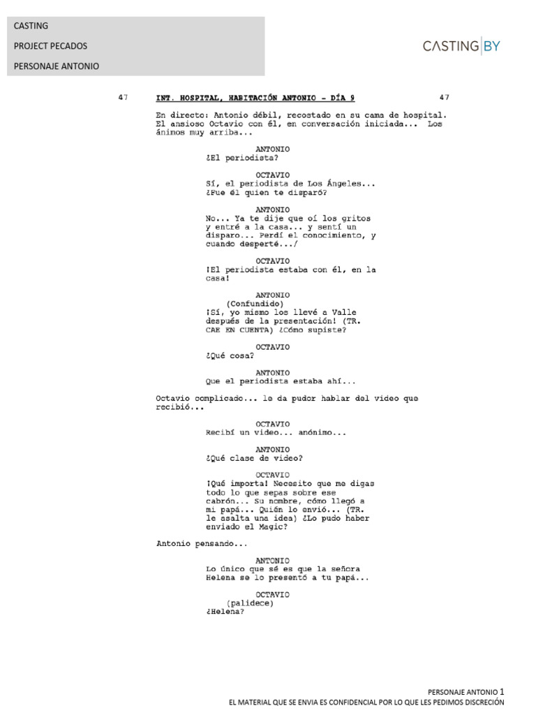 escenas antonio | PDF