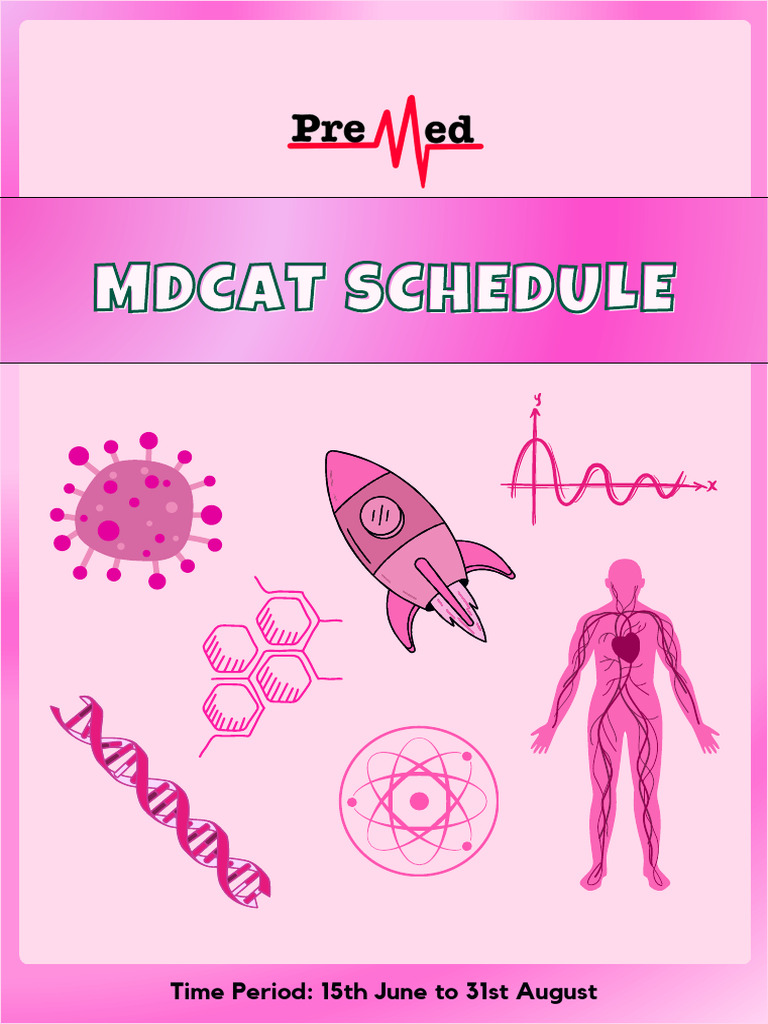 MDCAT Schedule | PDF