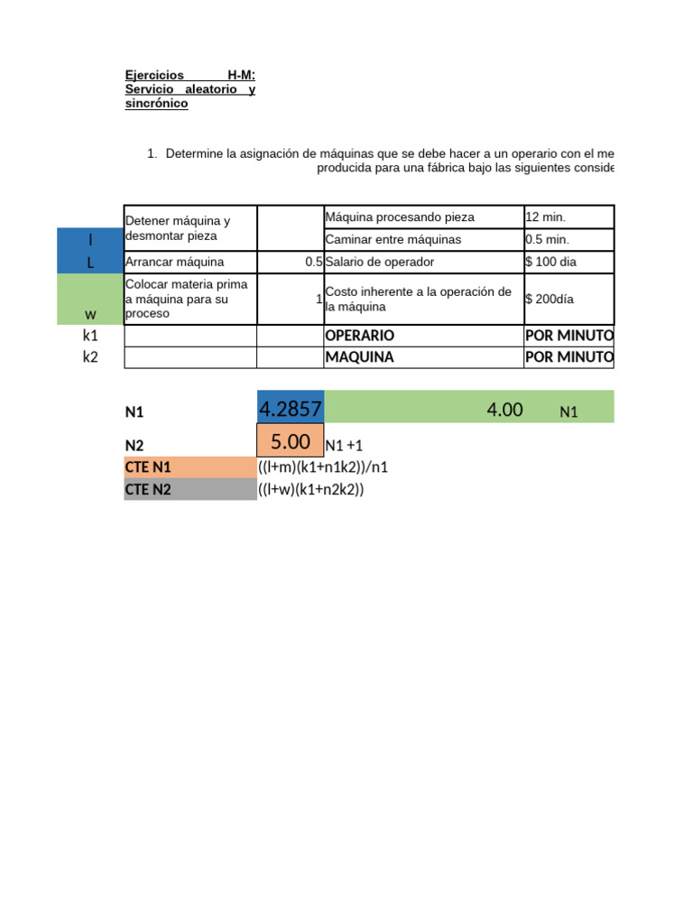 EJERC1 HM Sincronico EJERC2 Aleatorio | PDF