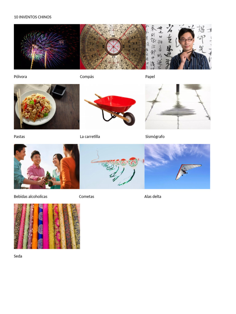 10 Inventos Chinos | PDF