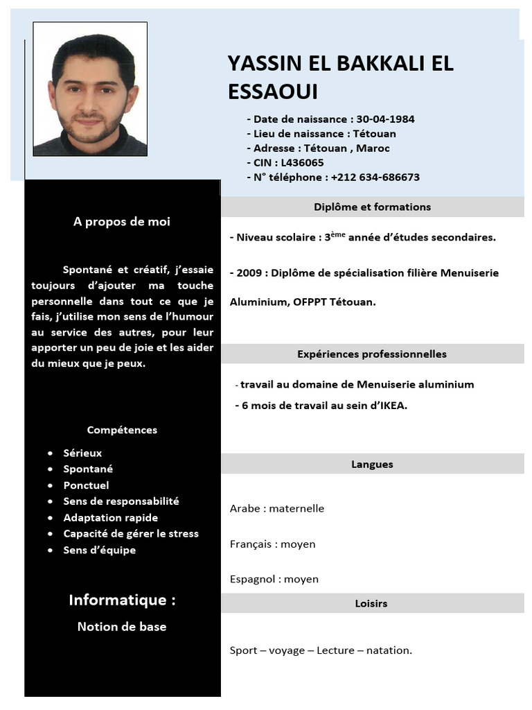 Yassin El Bakkali El Essaoui -1 | PDF Yassin El Bakkali El Essaoui -1 | PDF