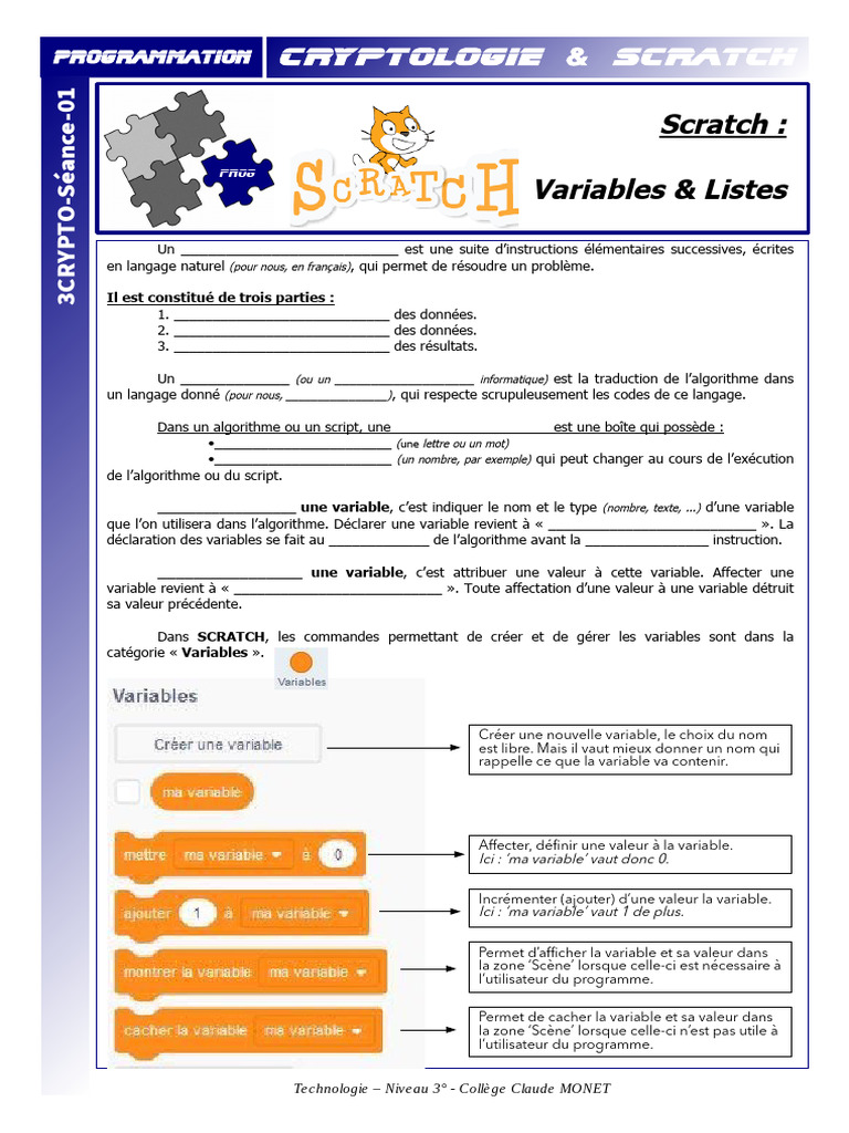 3CRYPTO Seance 01 | PDF