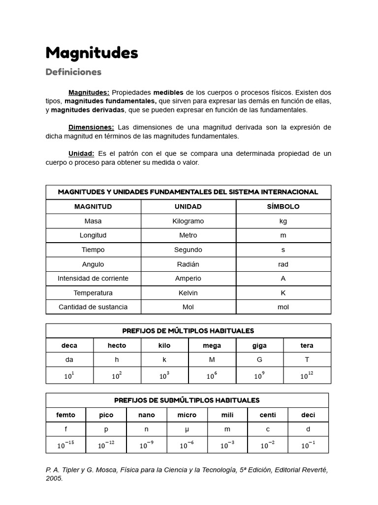 Magnitudes | PDF | Fuerza | Kilogramo