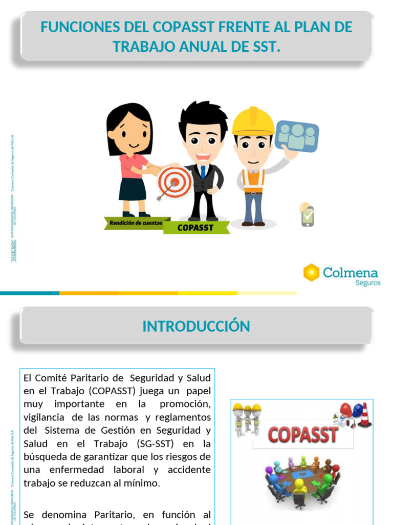 Funciones y Responsabilidades Del Copasst. .... | PDF | Seguridad y salud ocupacional | Business