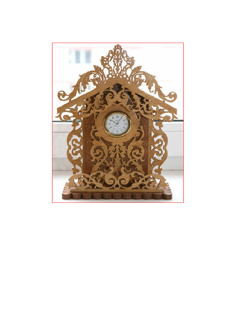 Scroll Saw Patterns for Clock-pokqm9oj | PDF