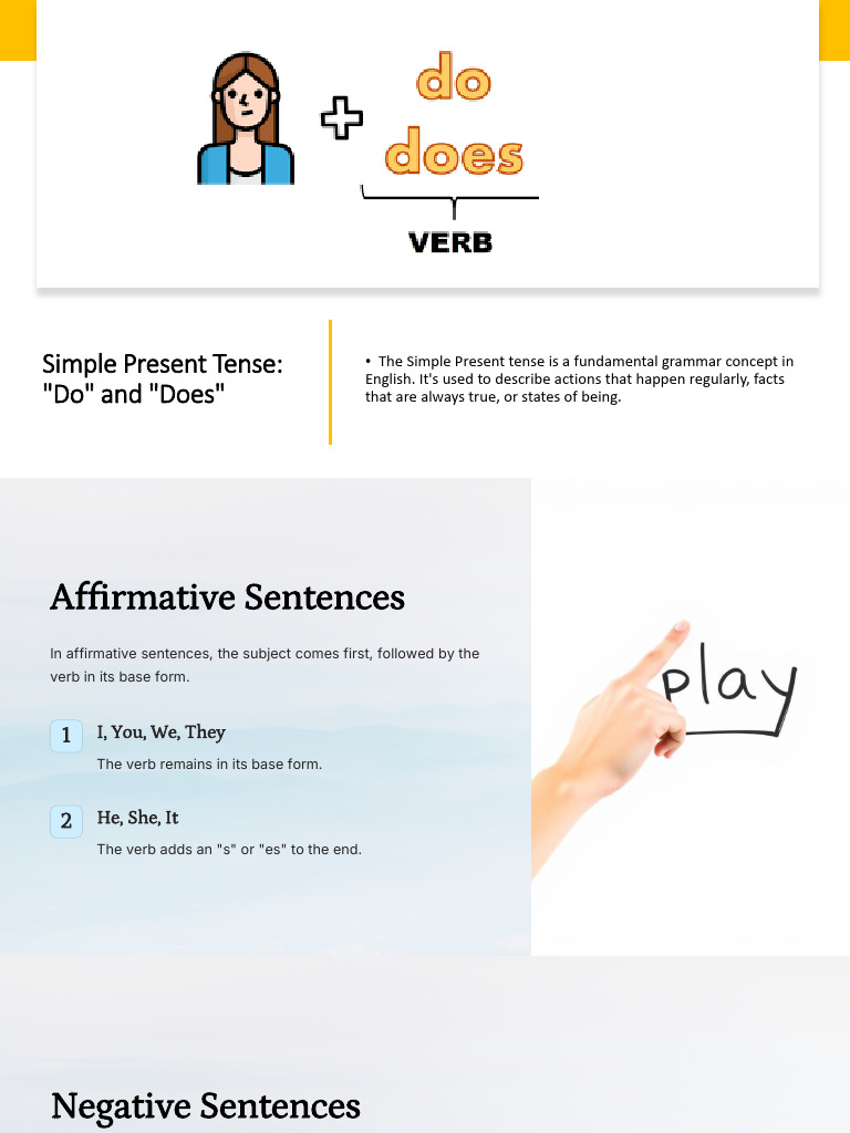 Simple Present Tense Do and Does | PDF