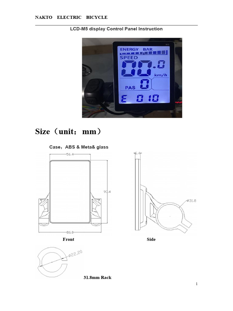 M5 Display (Ranger, Super Cruiser 500W) | PDF