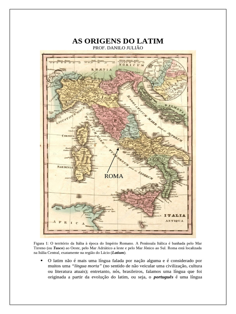 As Origens Do Latim | PDF