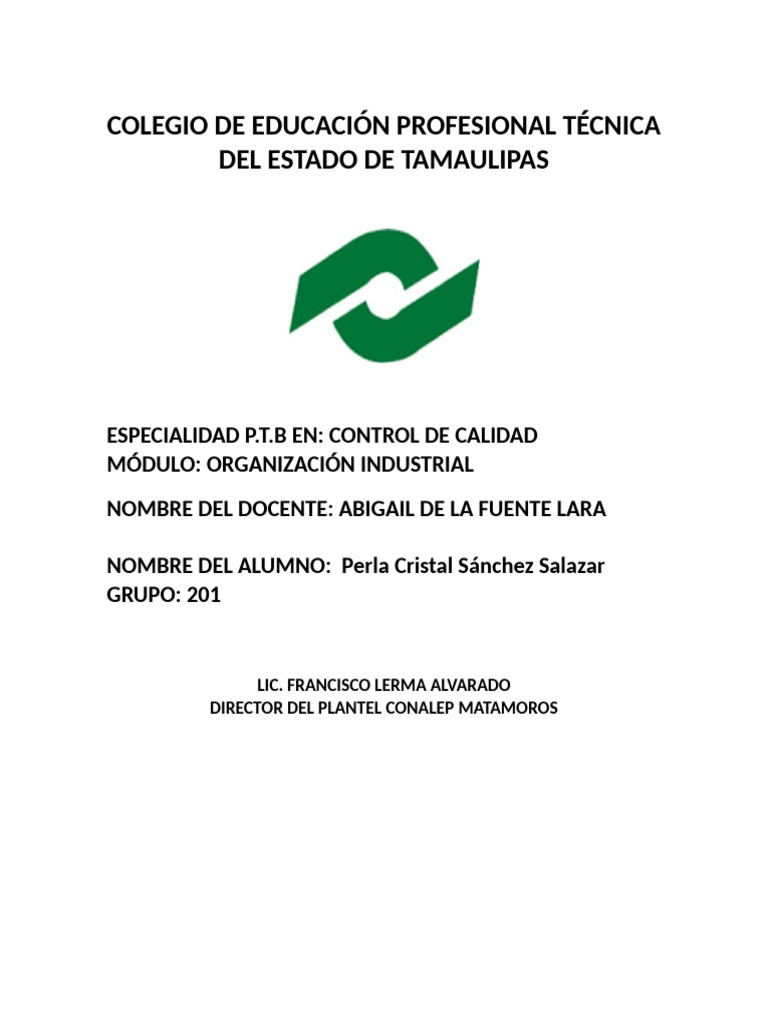 Portada Conalep | PDF