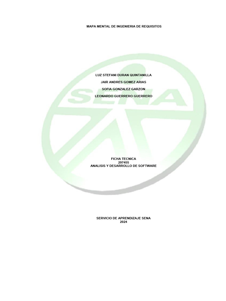 mapa metal ingeneria de requisitos | PDF