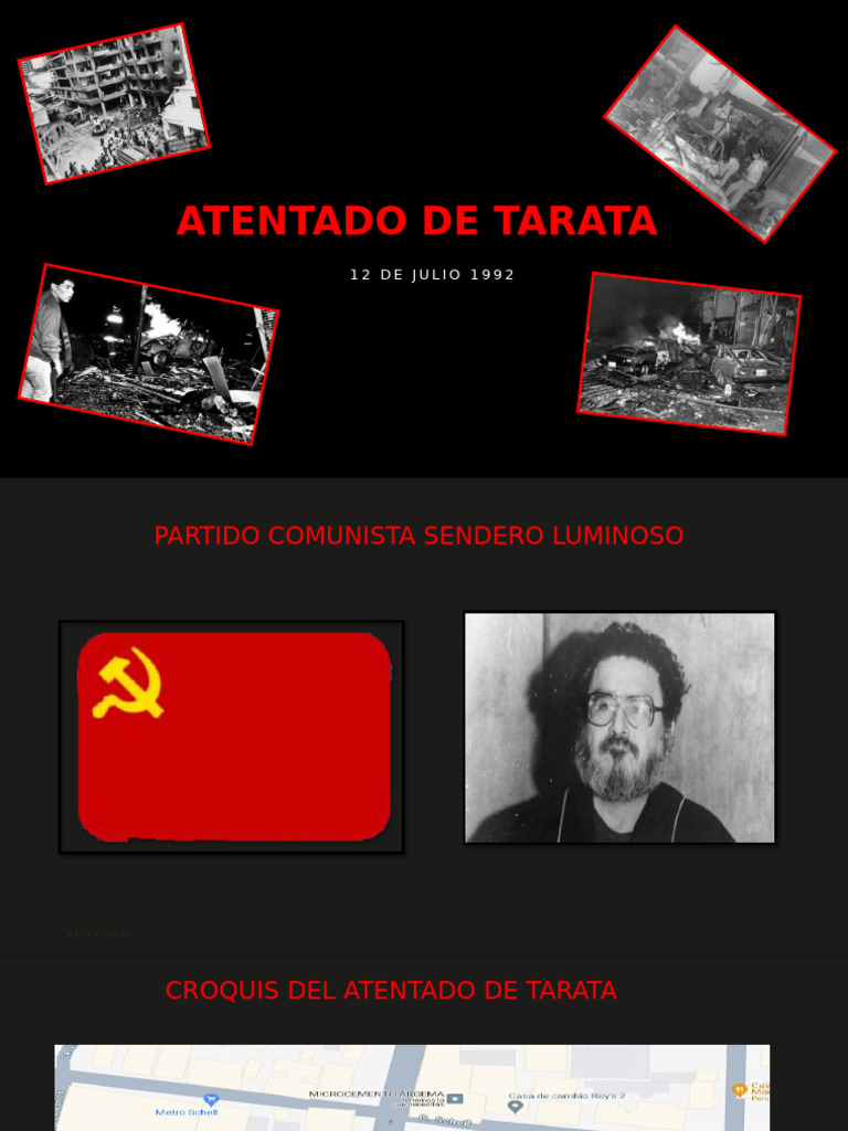 Atentado de Tarata | PDF