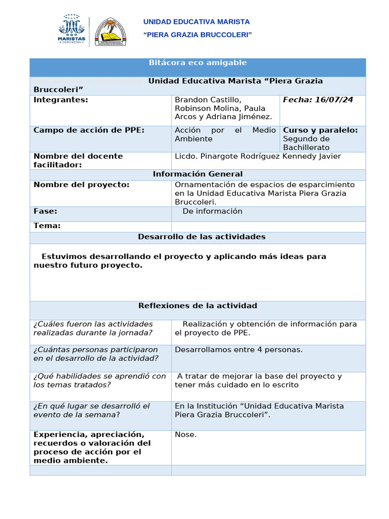 Bitacora 5 Brandon Castillo | PDF