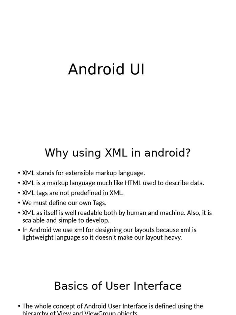 Android Ui Layouts Pdf