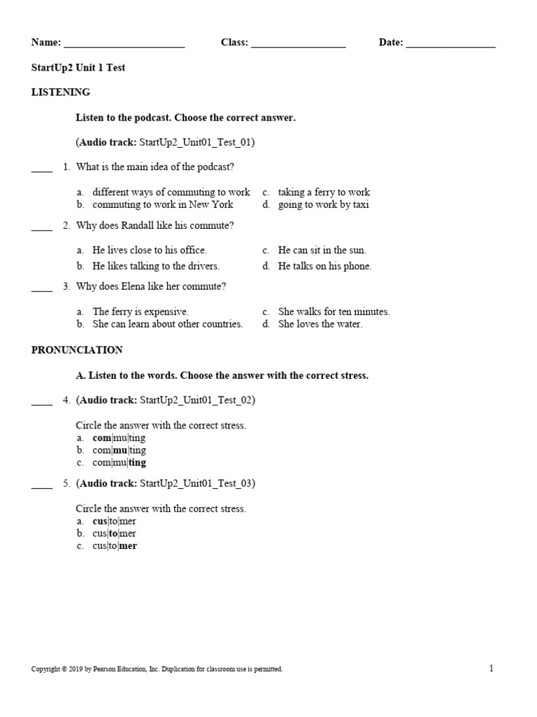 Test 1 - Student | PDF