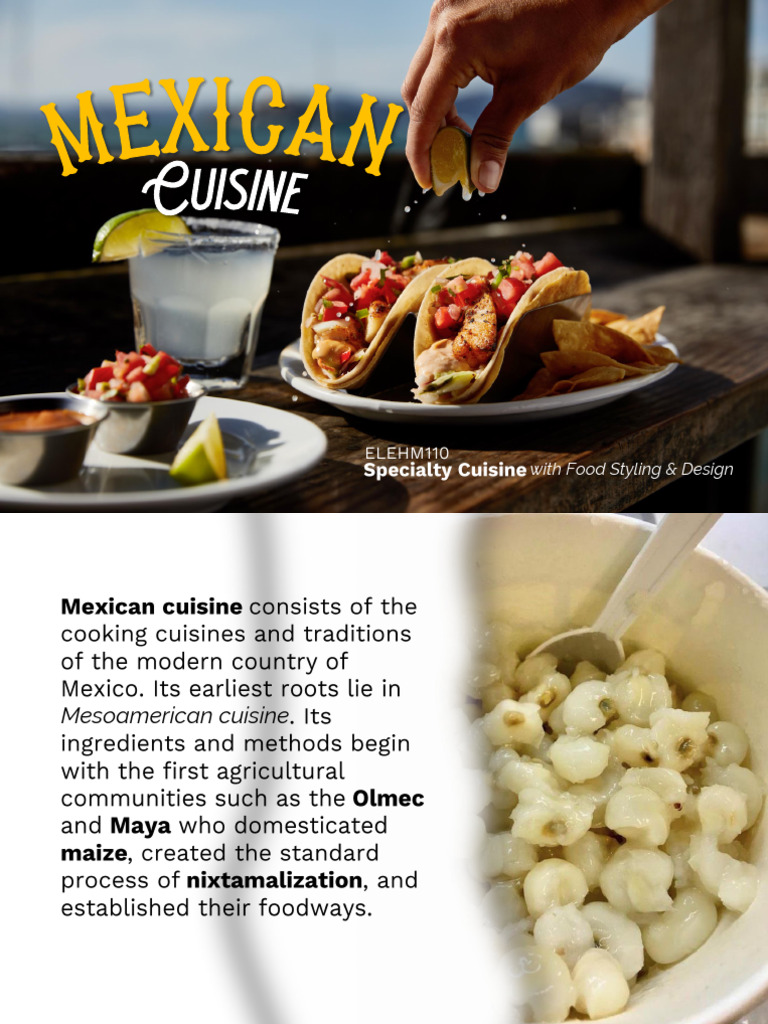 History of Mexican Cuisine | PDF | Social Science