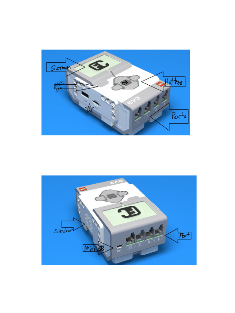 Parts of The EV3 Brick | PDF