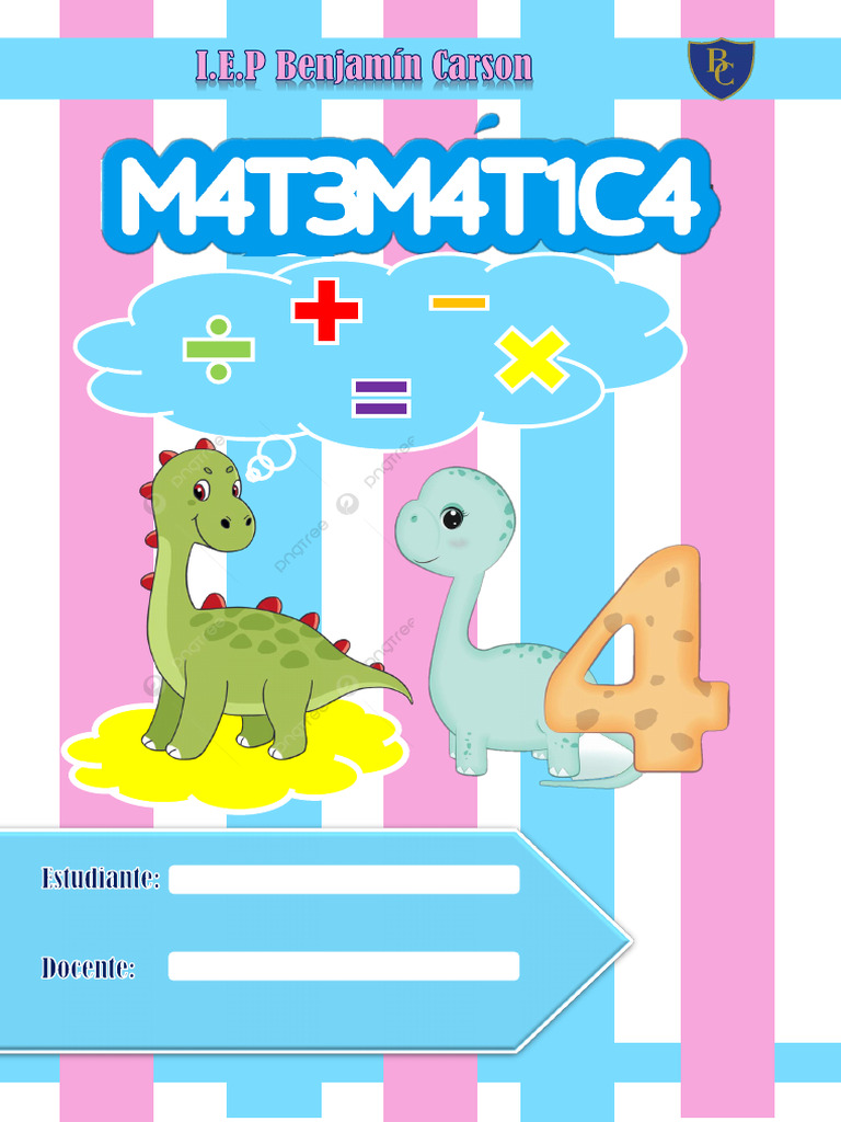 4° grado - Modulo de matemátemática - 3 unidad | PDF