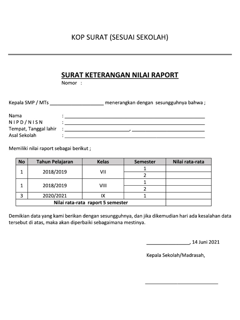 SKNR Contoh | PDF