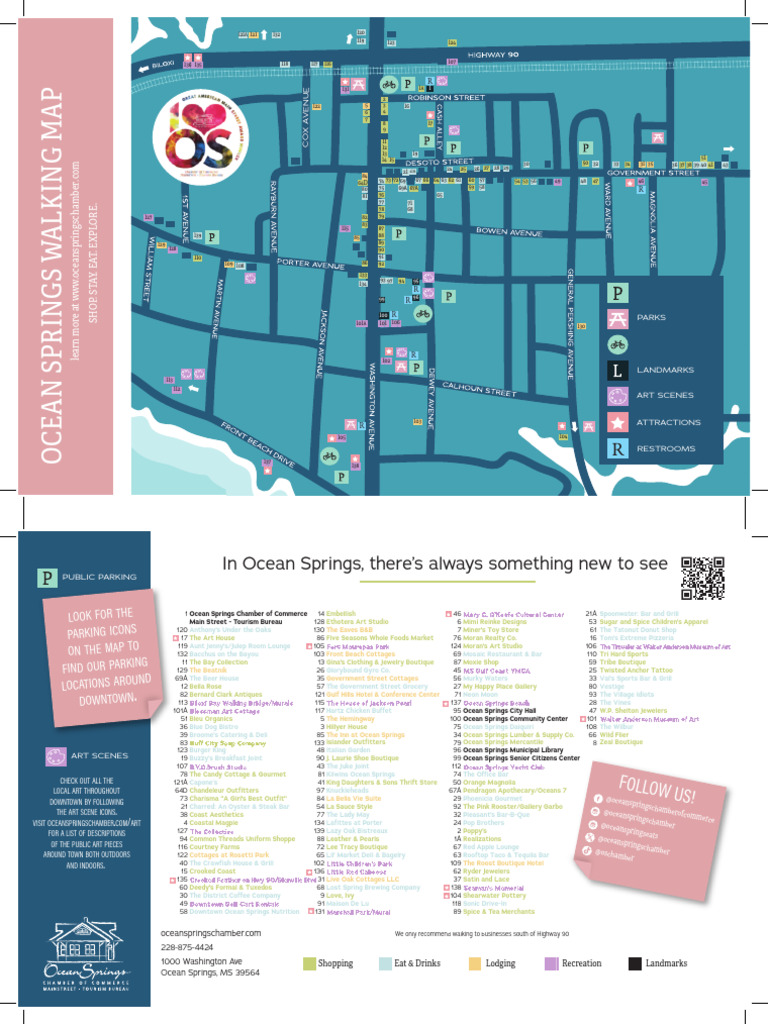 POC Ocean Springs Walking Map | PDF