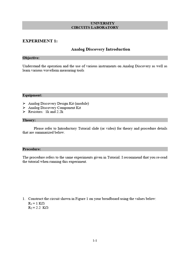 Online Lab1 Introduction | PDF