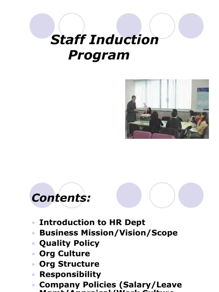 HR Induction Programme