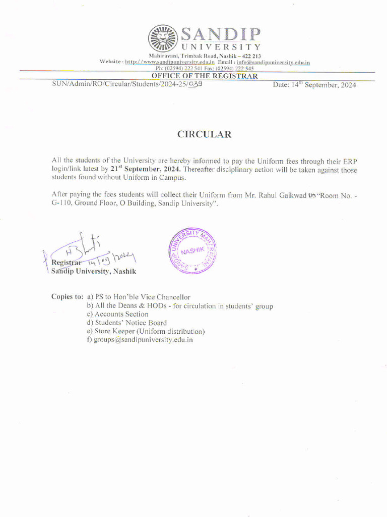 Circular-Circular No 039 | PDF