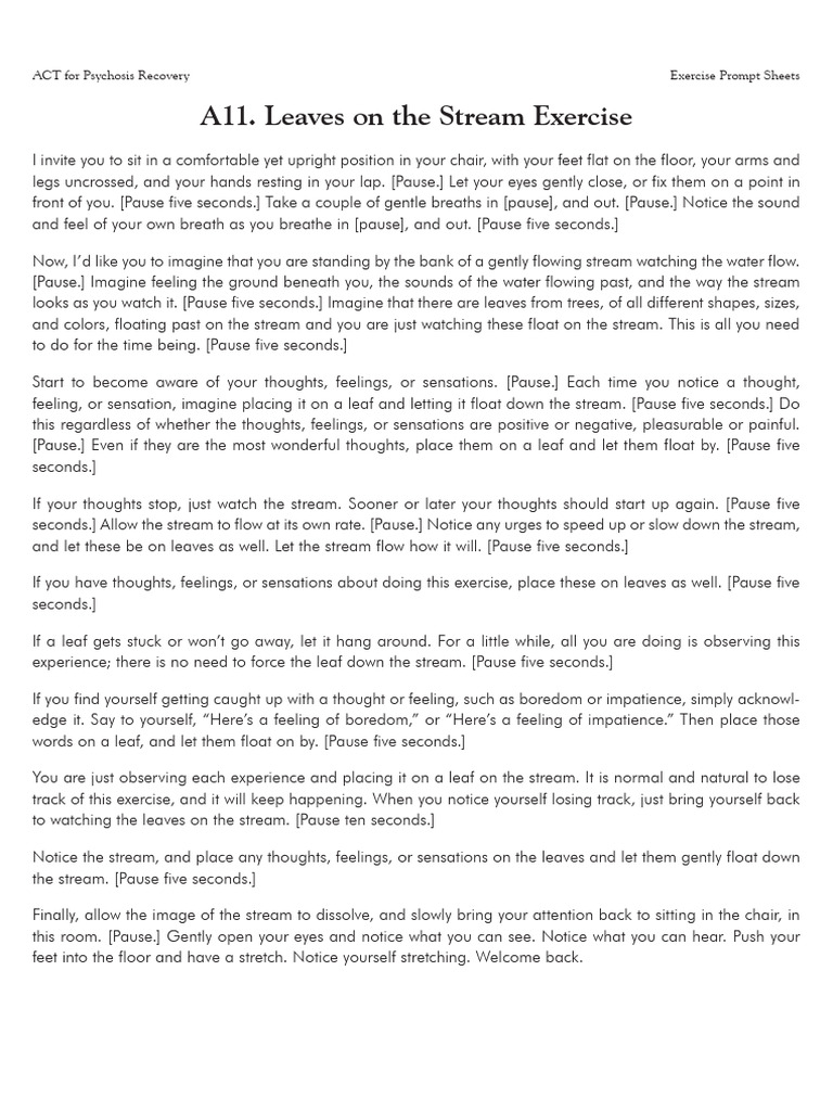 A11 Leaves On The Stream | PDF