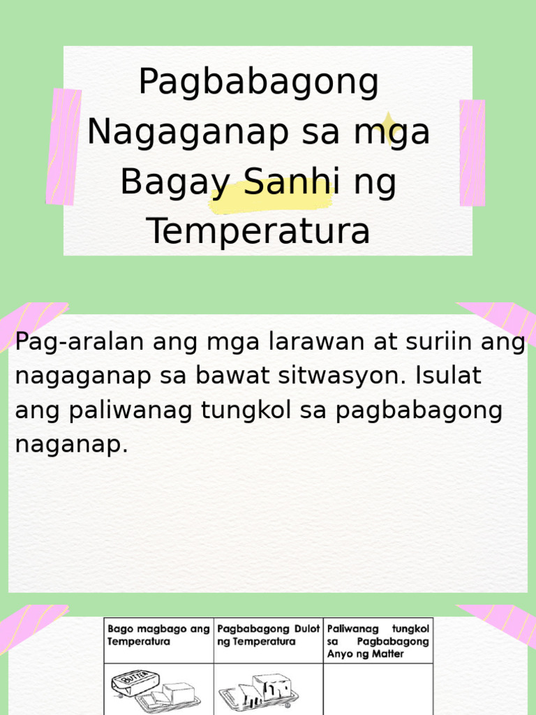 Science 3 q1 Week 8 Day 3 | PDF