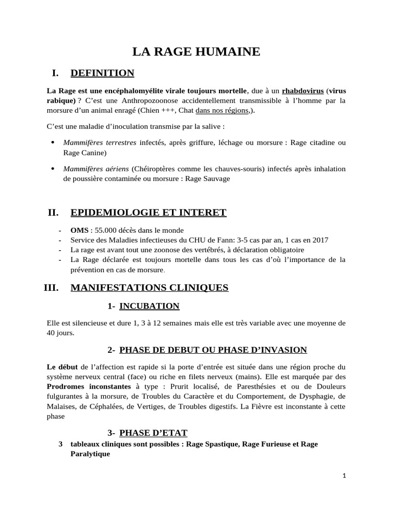 Rage Humaine | PDF