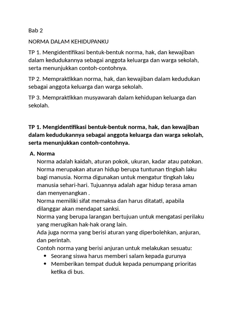 Catatan 1 PP (Bab 2) | PDF