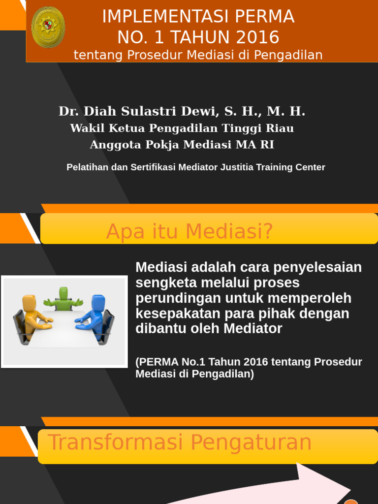 Perma Mediasi 2023 | PDF