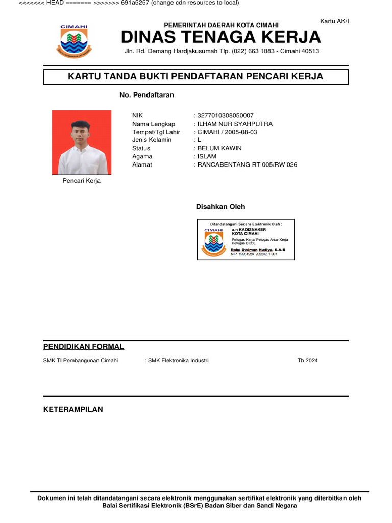 Ilham Nur Syahputra-AK1 | PDF