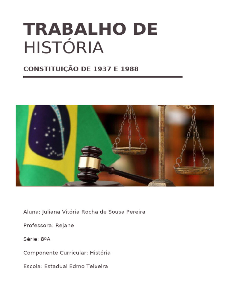 História: Trabalho de | PDF