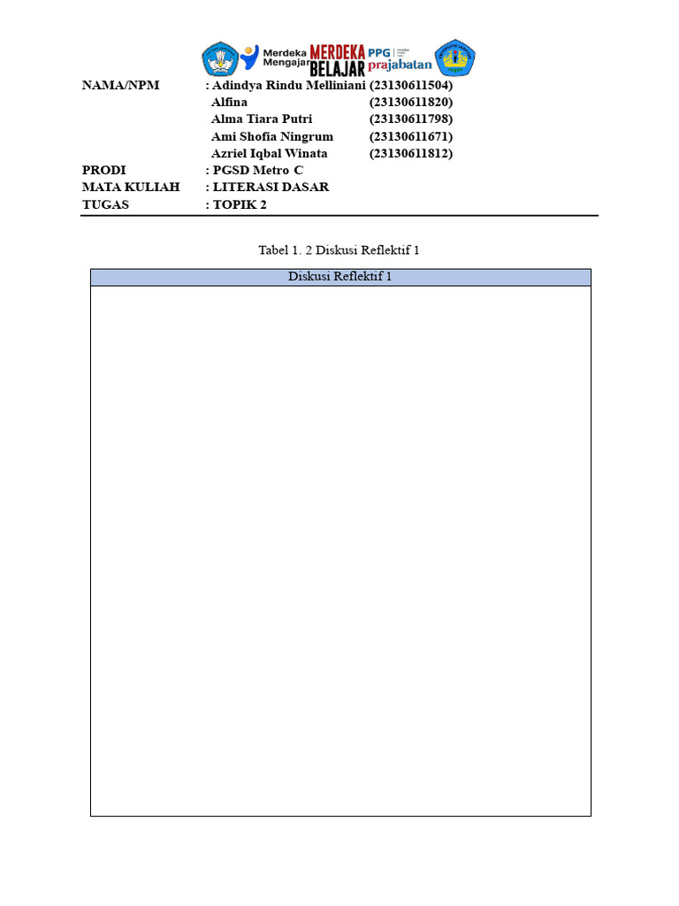 TUGAS_LITERASI_EKSPLIRASI_Topil_1_&_2 | PDF