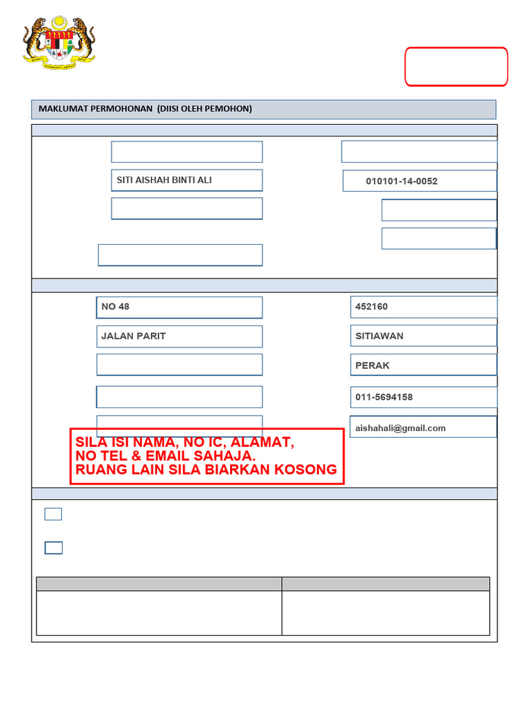 Borang Pendaftaran Evendor_2023 | PDF