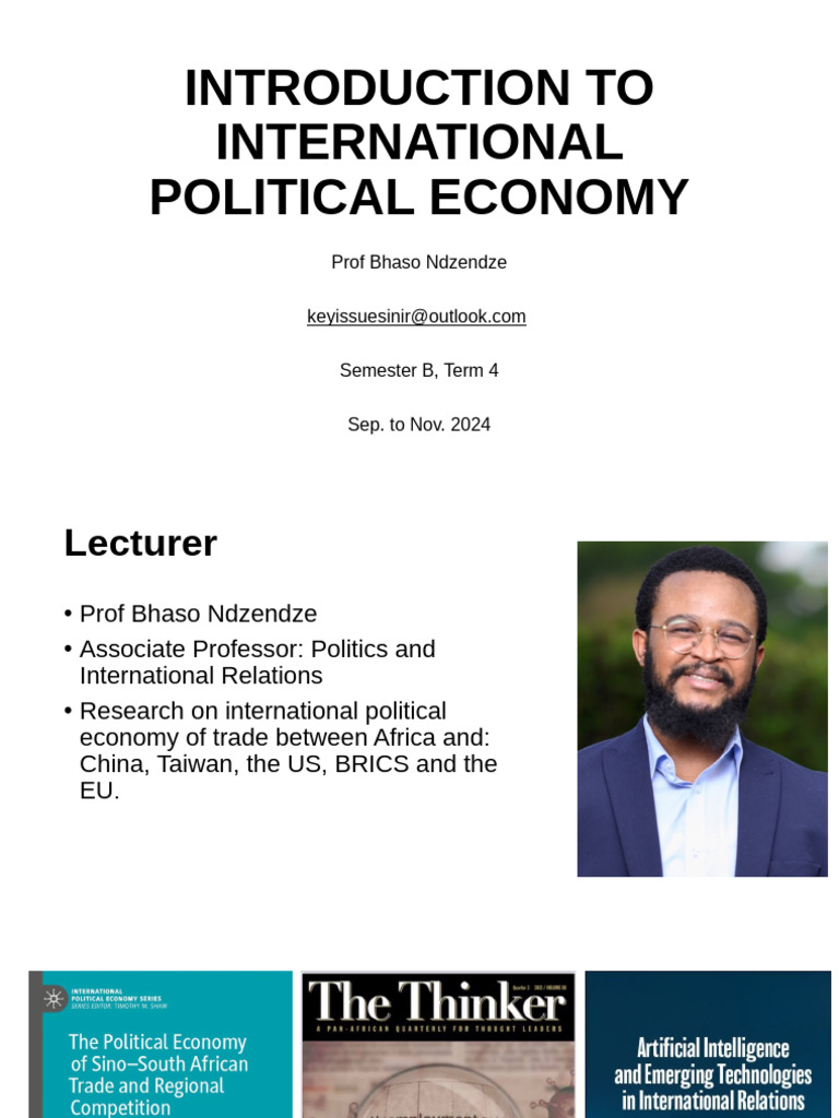 Lecture 1 IPE 2024 | PDF