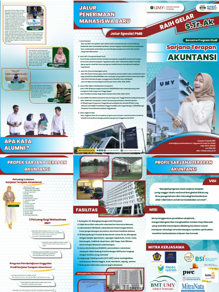 Brosur D4 Akuntansi - Fix 2023 | PDF