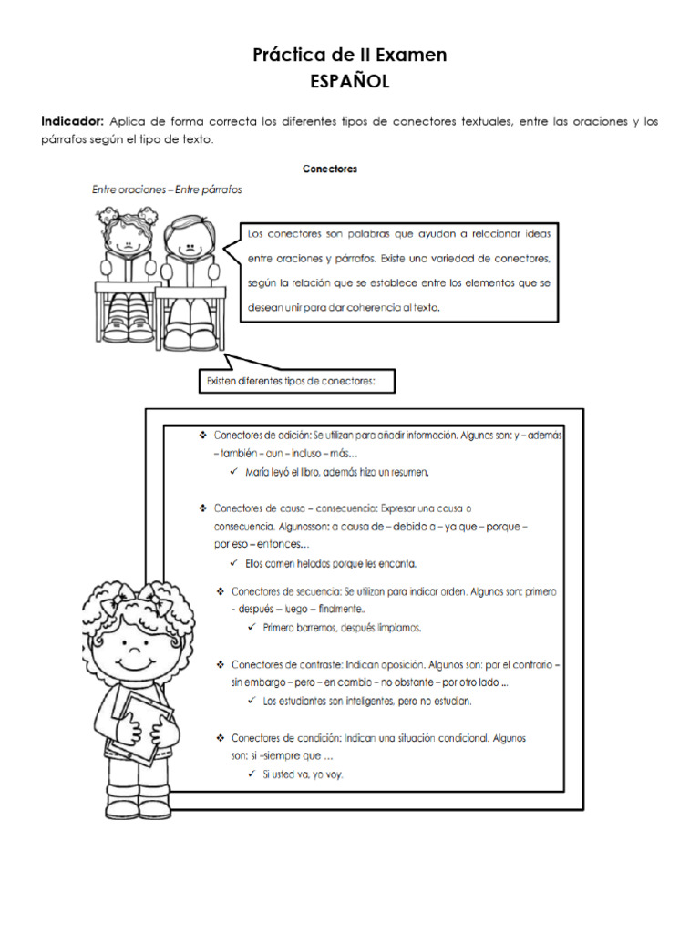 Español - Práctica de II Examen | PDF