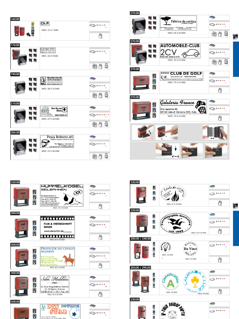 CATALOGO TRODAT 201122 | PDF