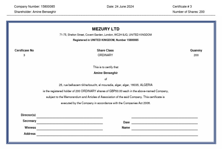 Mezury LTD: 71-75, Shelton Street, Covent Garden, London, WC2H 9JQ ...
