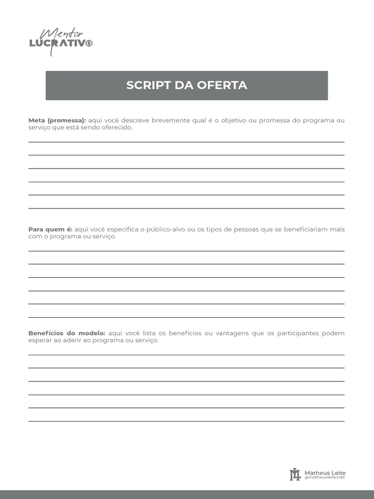 2.+Script+da+oferta | PDF